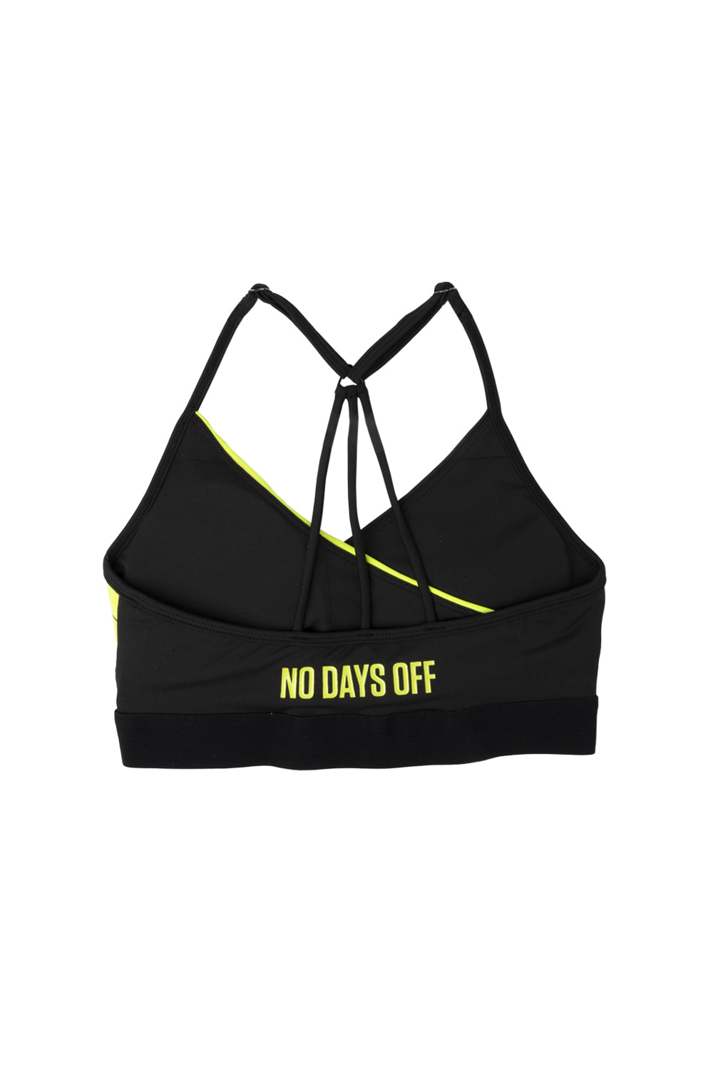 NEON YELLOW SPORTS BRA – No Days Off